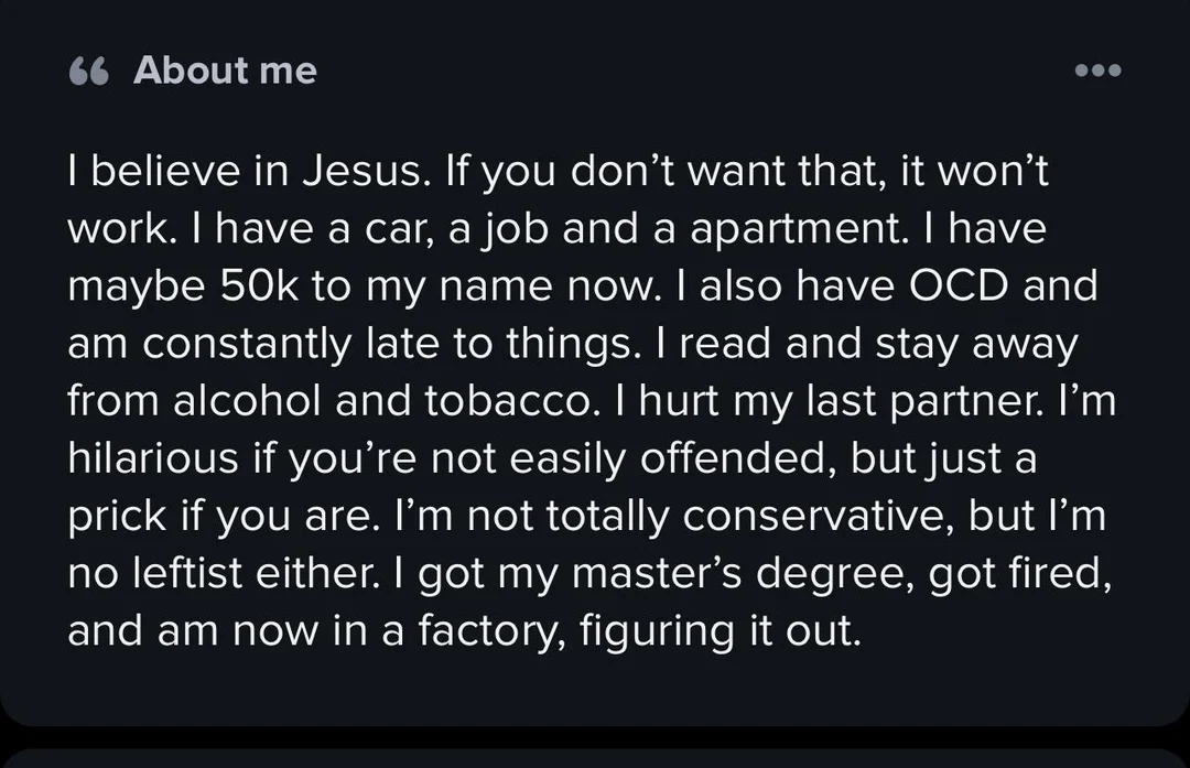 Every single sentence was a red flag | Scrolller