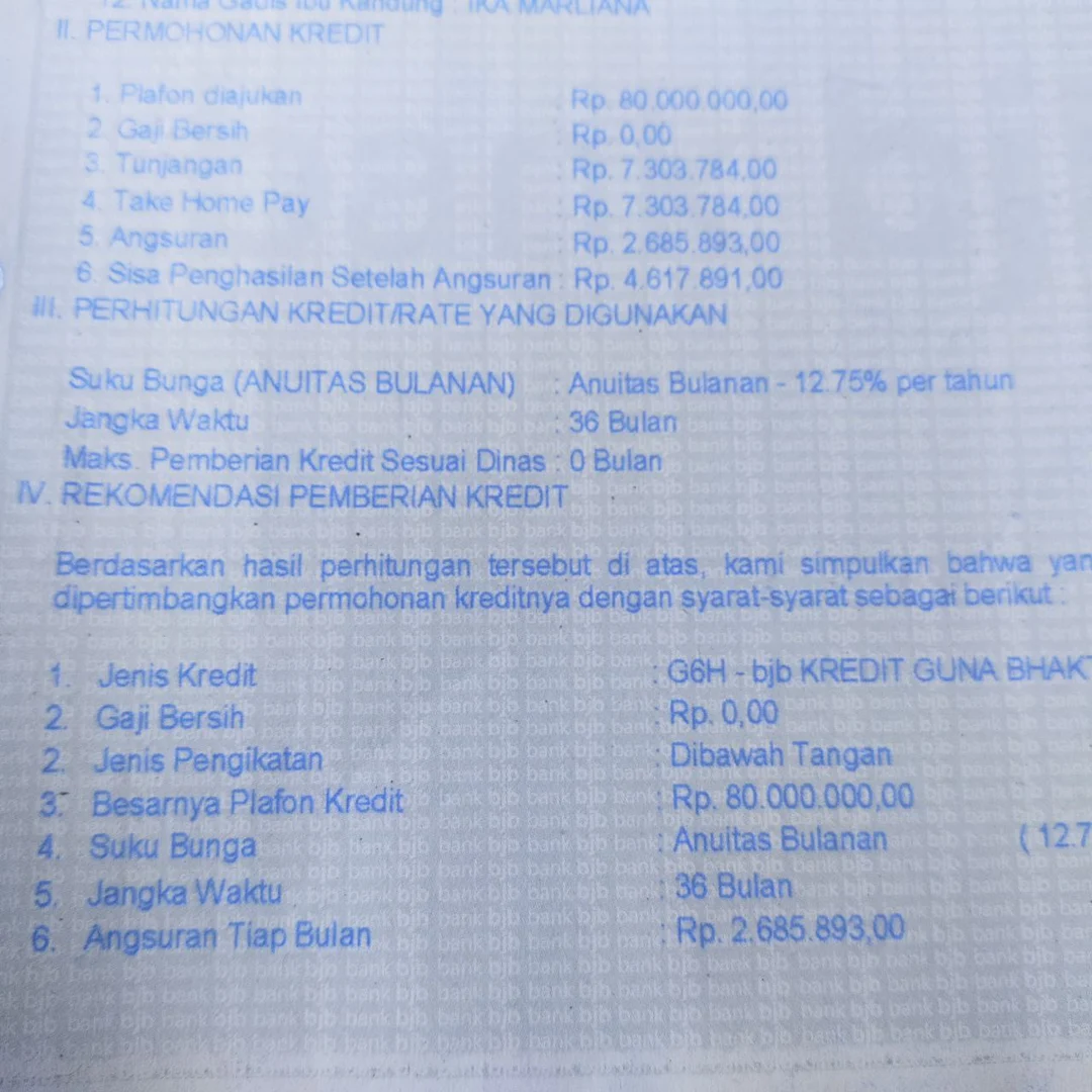 Does this look like a legitimate bank statement or bill from Indonesia? | Scrolller