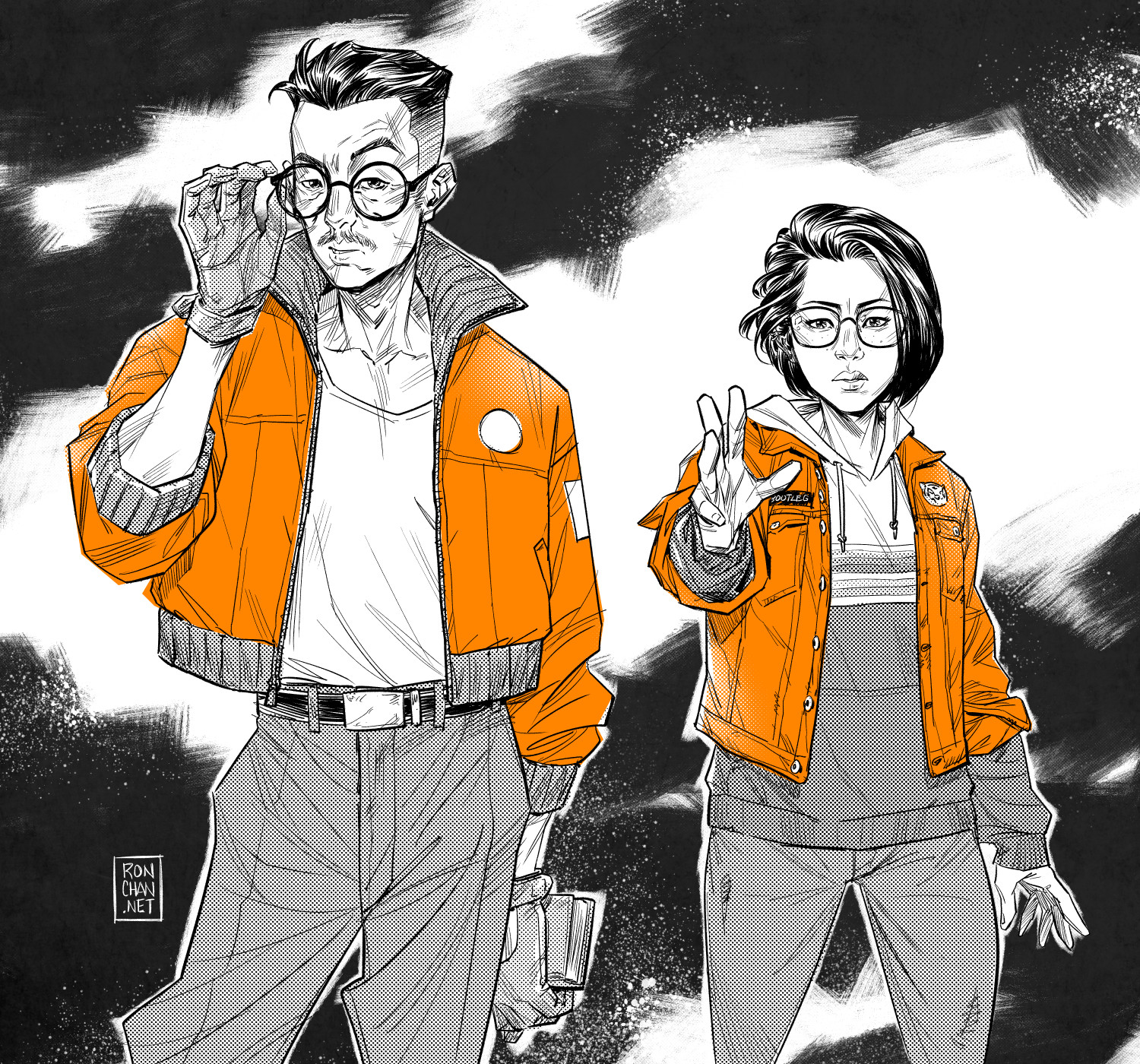 [NO SPOILERS] Kim Kitsuragi and Alex Chen by Ron Chan | Scrolller