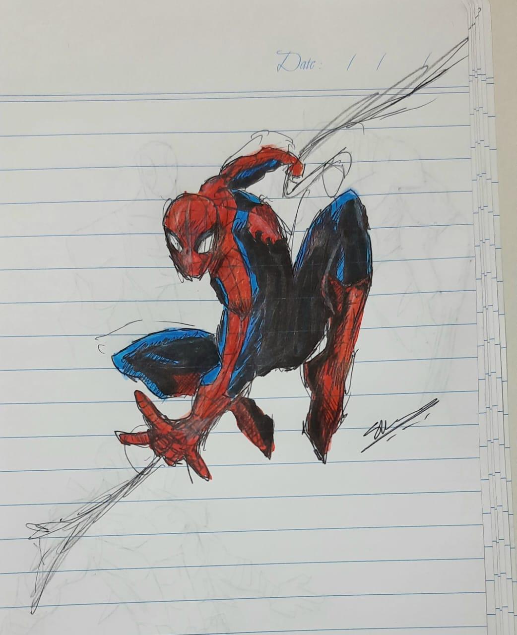 Guys i drew this (sry for camera quality) | Scrolller