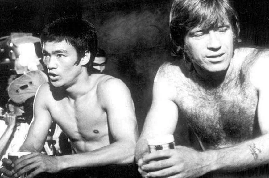 Bruce Lee and Chuck Norris in the 1960s | Scrolller