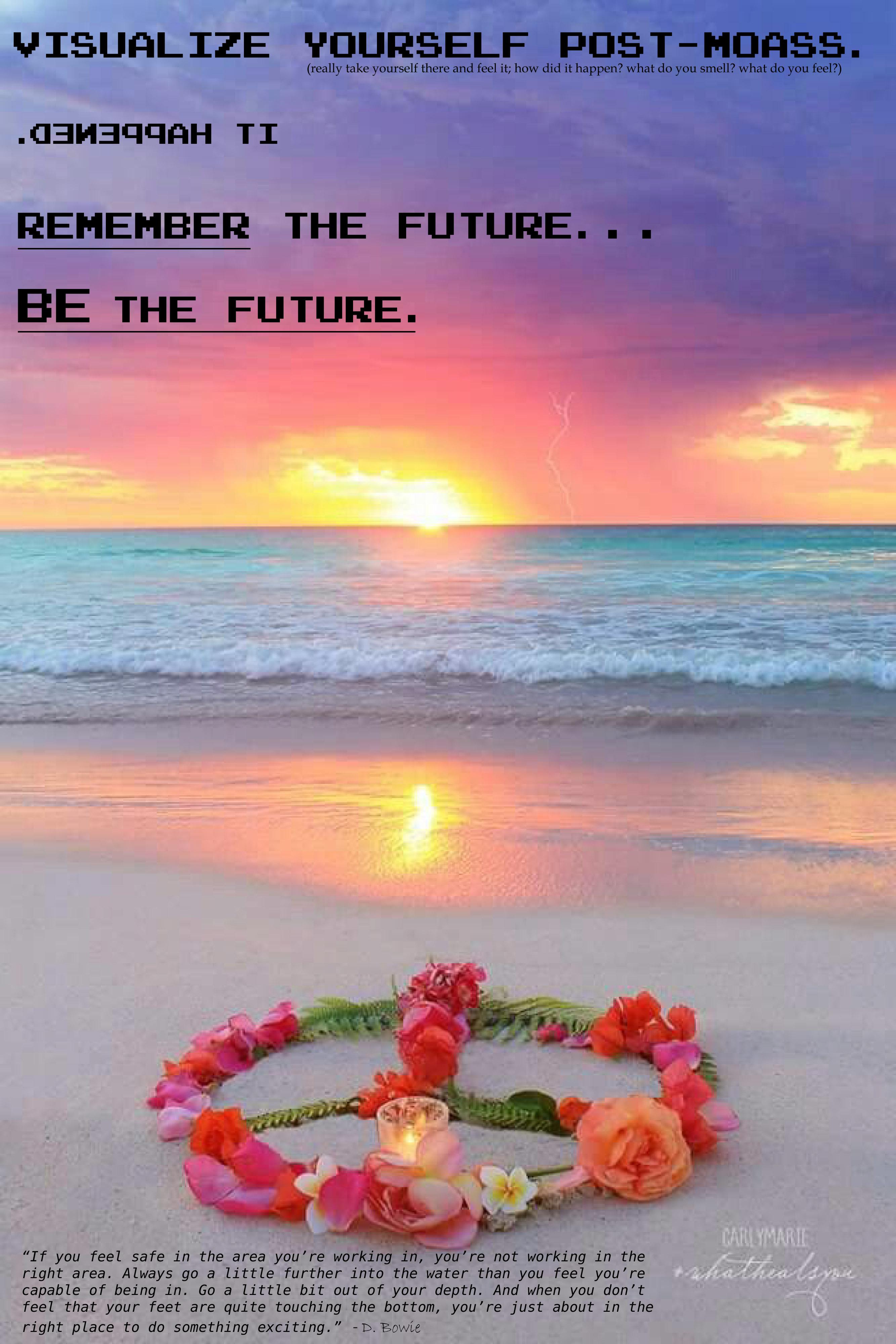 Visualize (really visualize and populate) your life post-MOASS ...