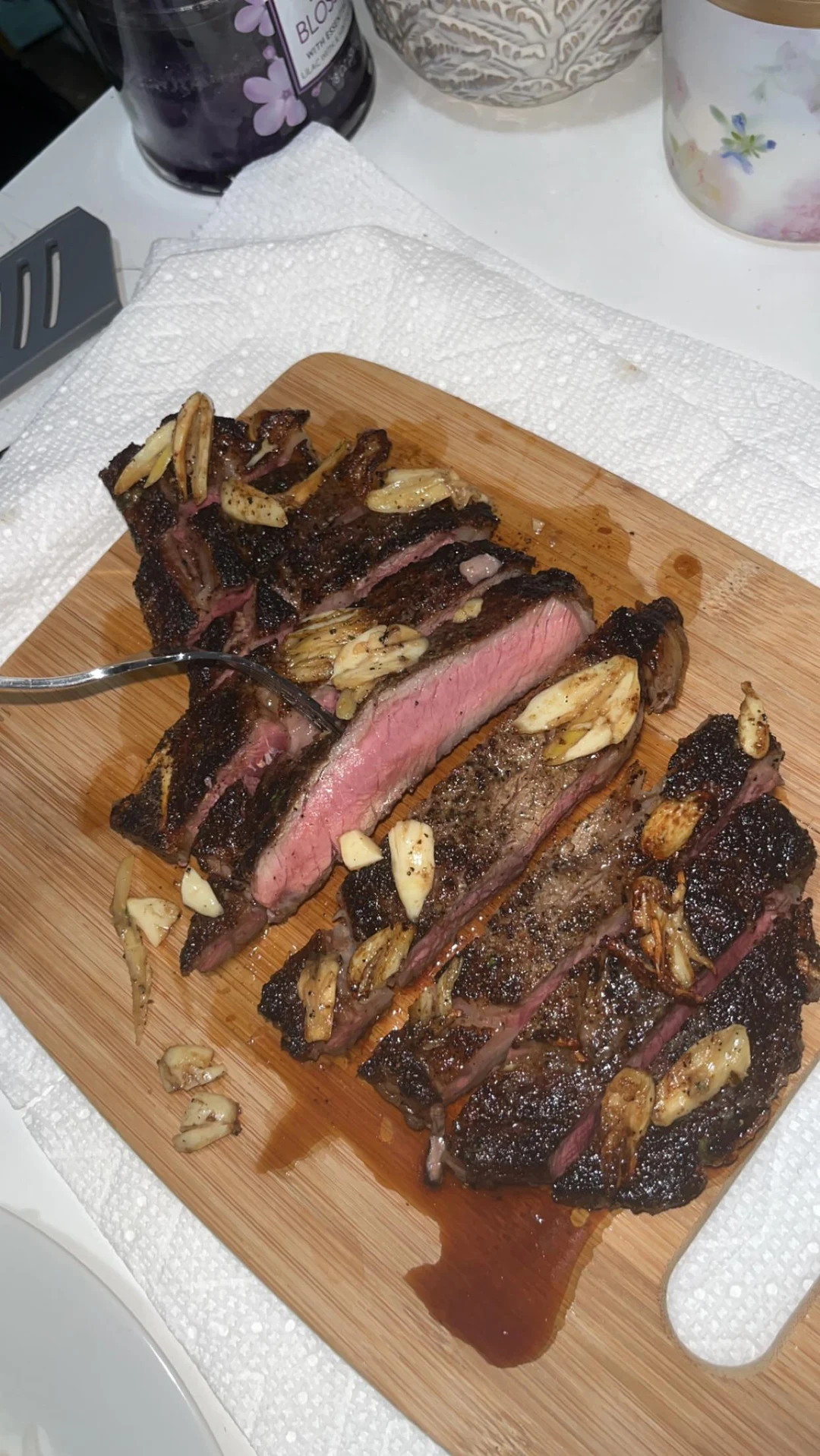 Cooked a rib steak. What is its rareness? | Scrolller