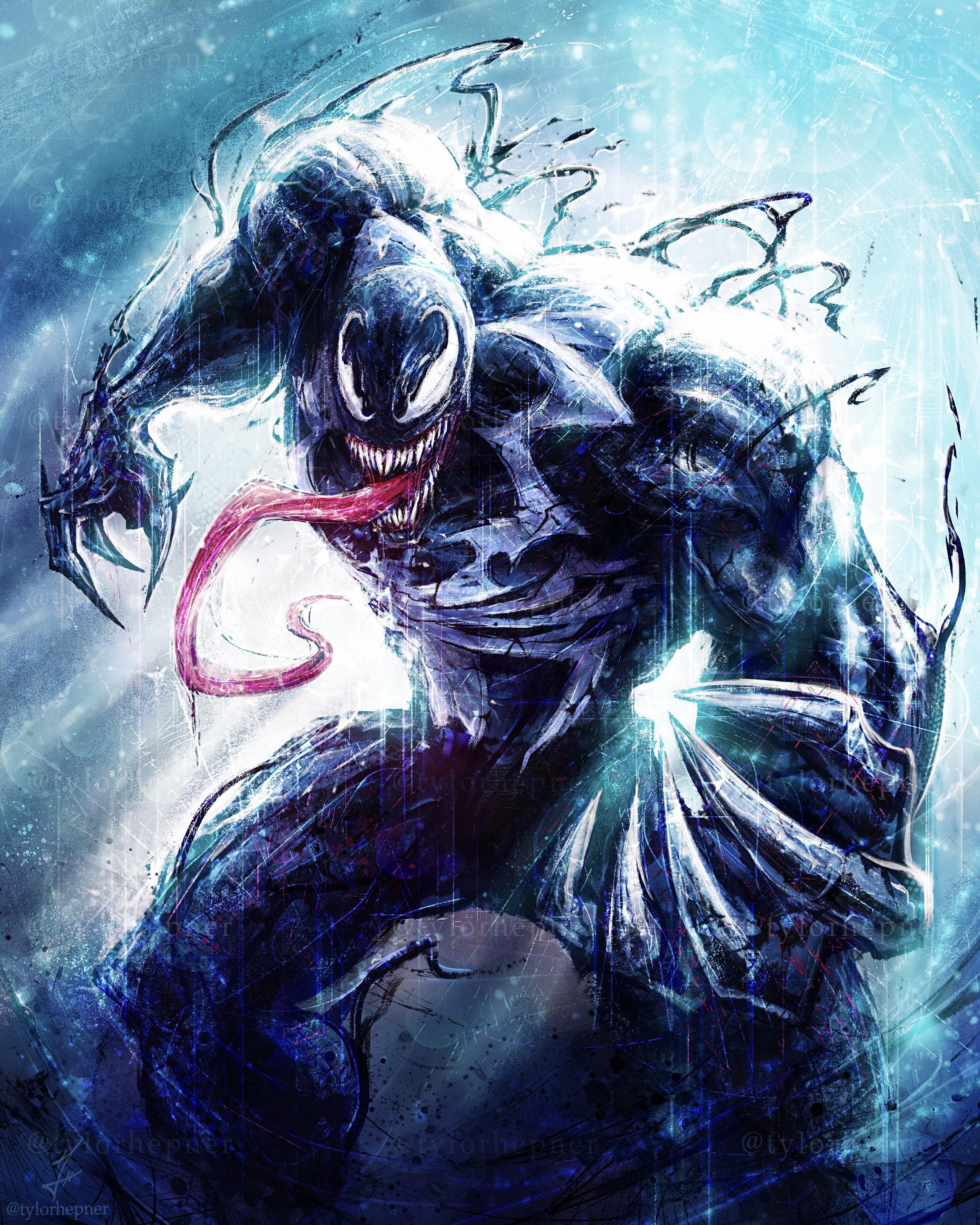 [OC] My New Venom Painting | Scrolller