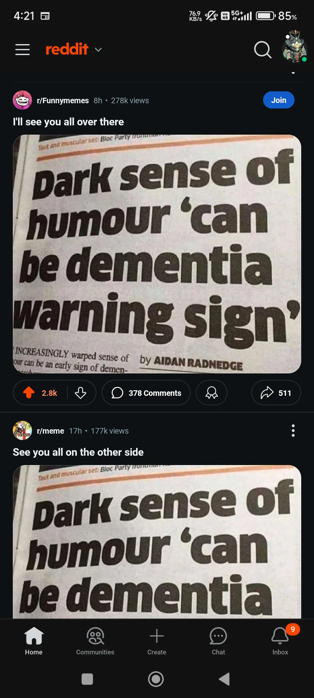 Dark sense of humor can be dementia warning sign | Scrolller