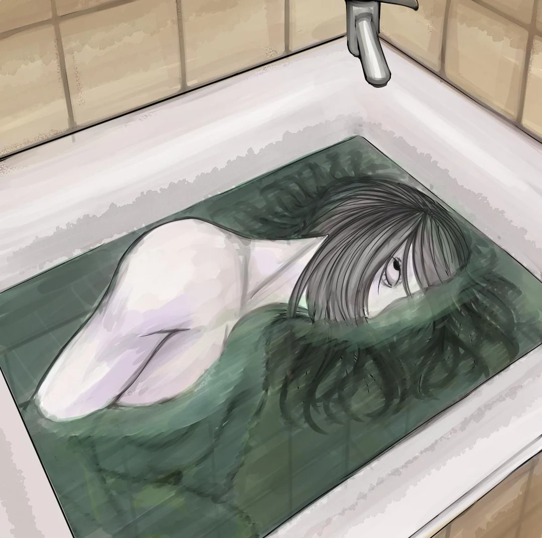 Endless bath, Ebellemort (me), Digital, 2023 | Scrolller