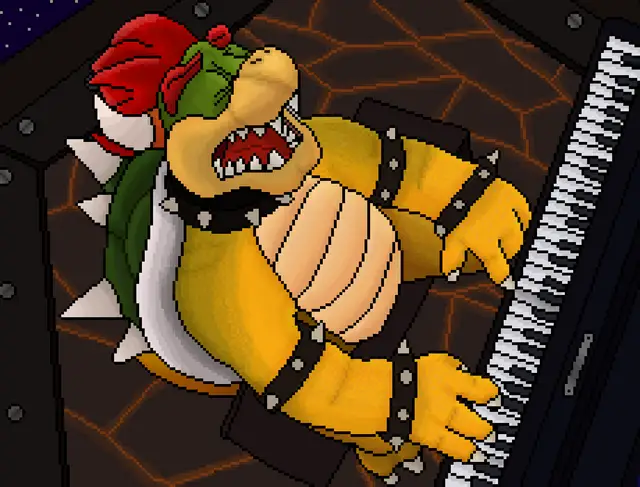 Bowser Movie Pixel Art | Scrolller