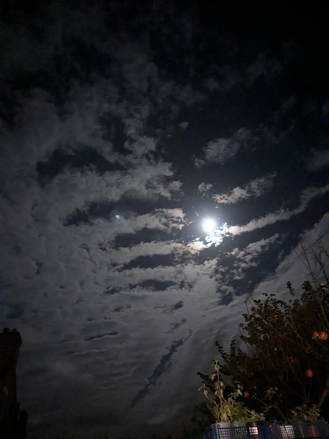 Maybe I'm seeing what I want to see but anyone else see fluffy white cloud lines in the sky ...