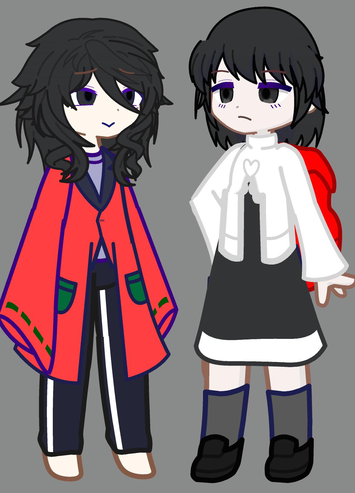 I finally touched gacha again after so long and created fujino and ...