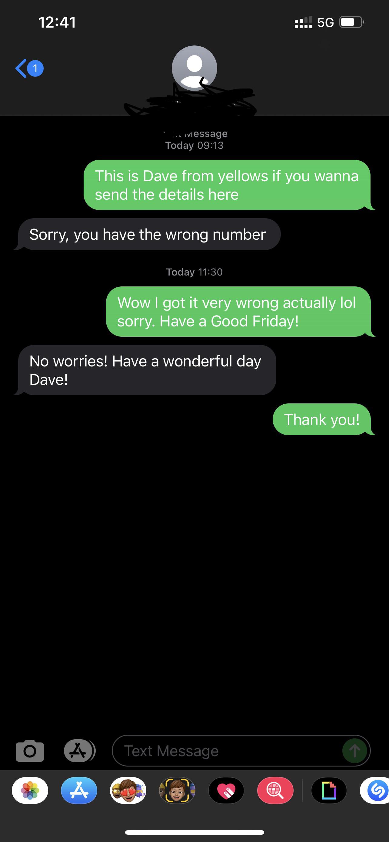 Wholesome wrong number | Scrolller