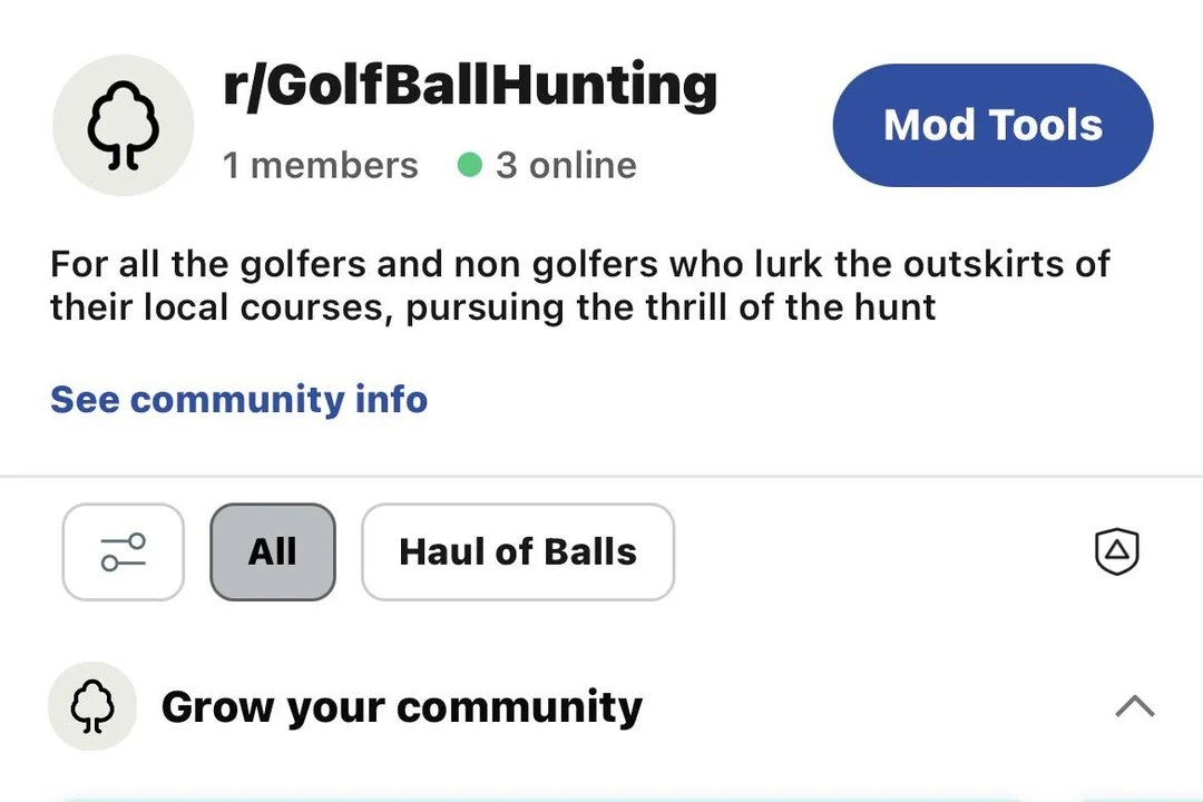 Enjoy the rush of casting your eyes upon a golf ball somebody else left behind? Join r ...