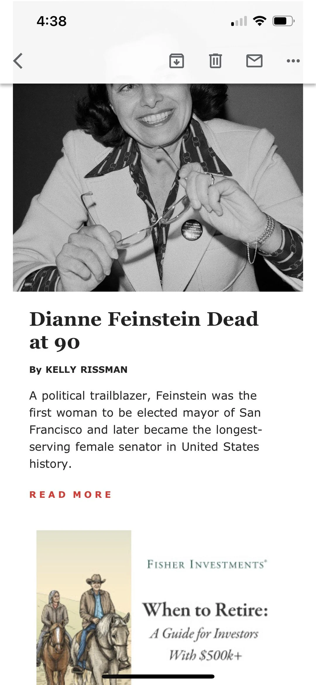 Dianne Feinstein bad retirement | Scrolller