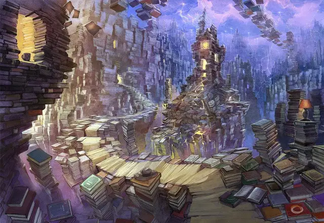 Bookworm's Village by Alexandra Petruk | Scrolller