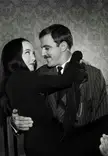 Carolyn Jones and John Astin as Morticia and Gomez Addams, 1964. One of the first married ...
