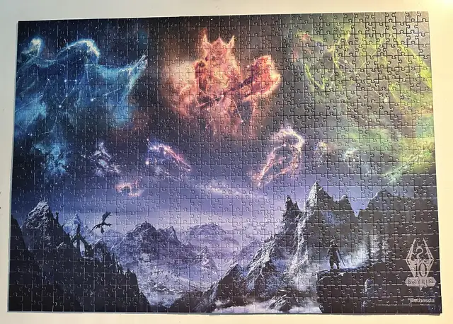 1000 piece Skyrim puzzle… | Scrolller