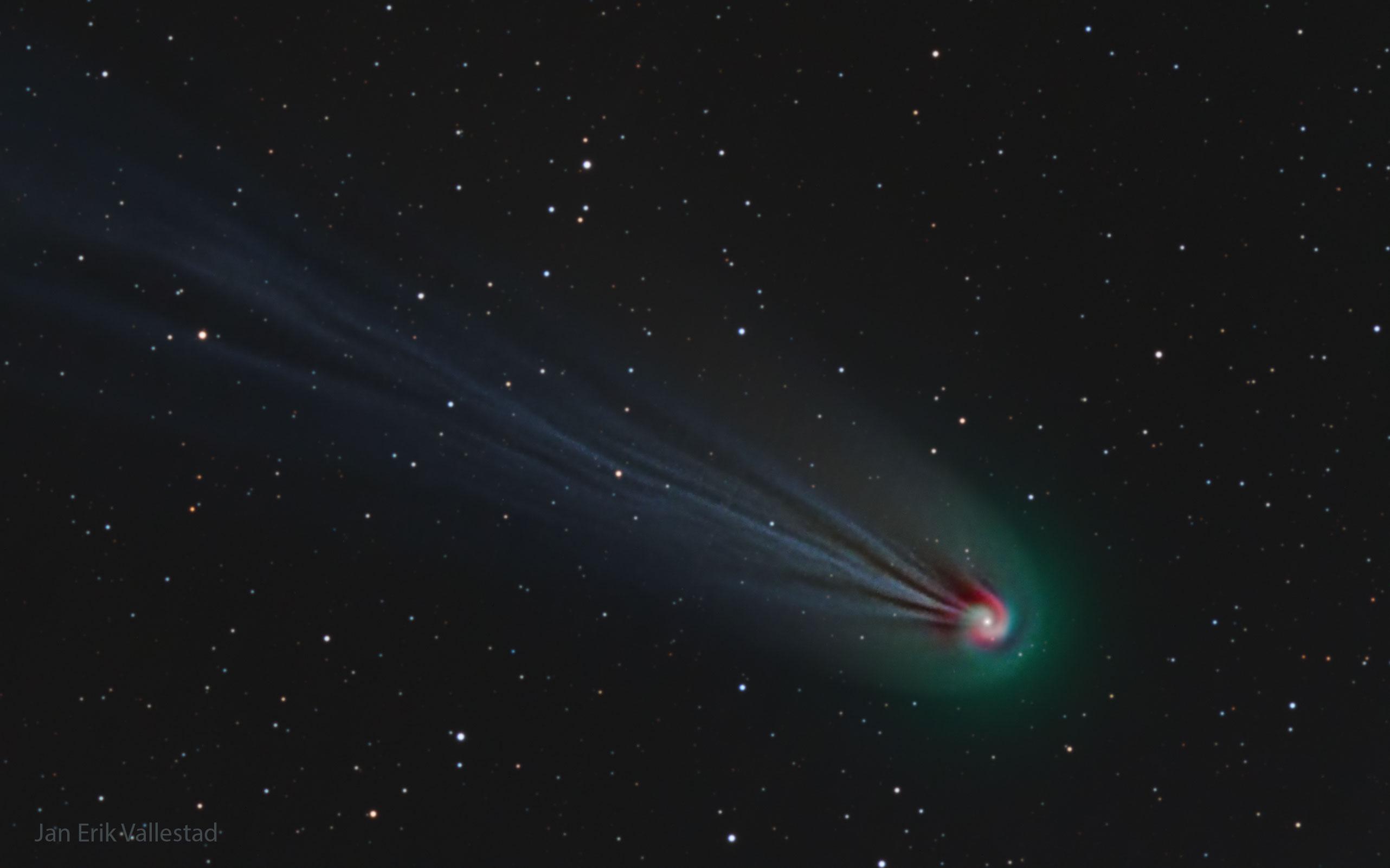 Comet Pons-Brooks' Swirling Coma Image Credit & Copyright: Jan Erik Vallestad | Scrolller
