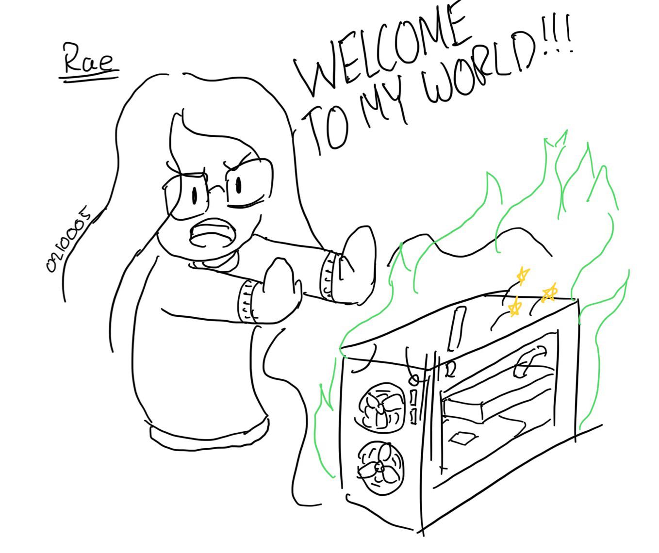 Rae’s PC exploded kekw | Scrolller