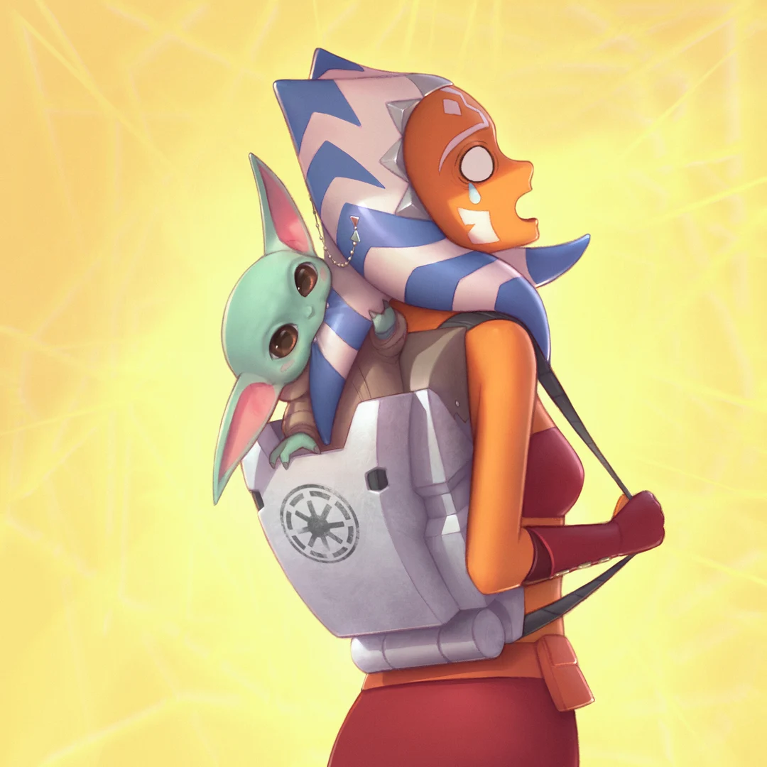 Ahsoka and Grogu (by Twinji) | Scrolller