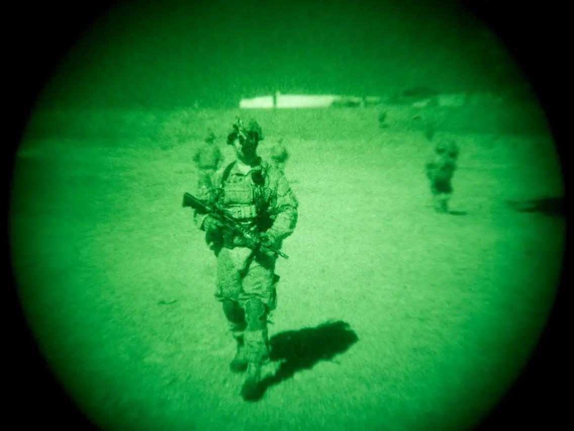 What gun color works best under night vision? | Scrolller