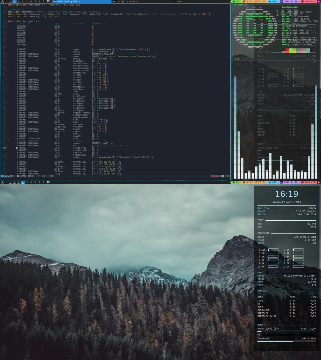 [DWM] just messing around with dwm | Scrolller