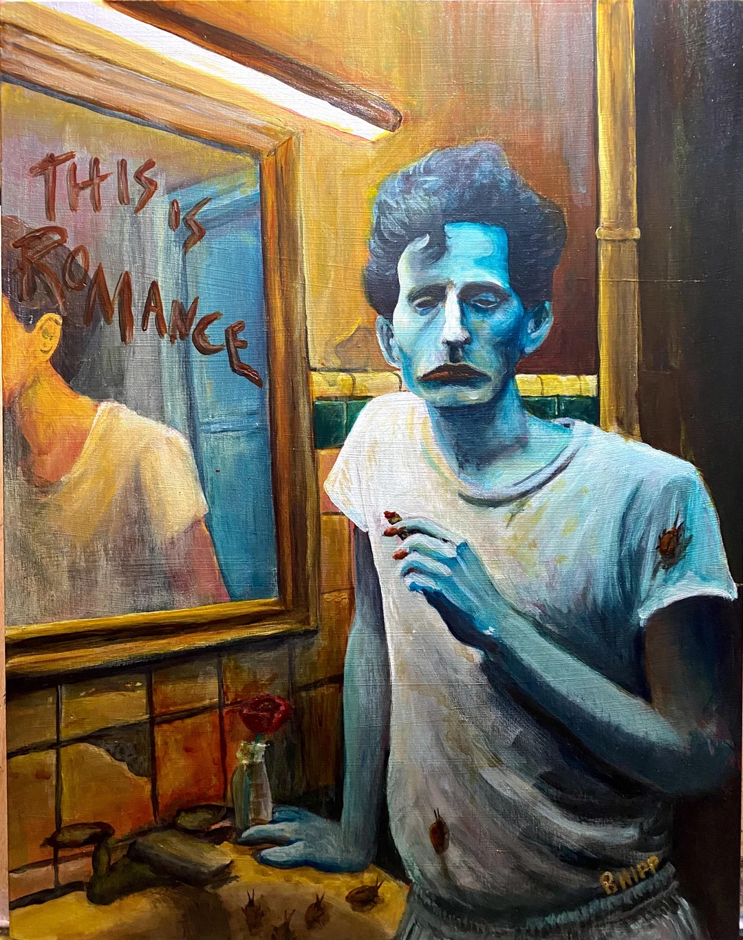 Been Here Before, Ben Hipp, acrylic, 2024 | Scrolller