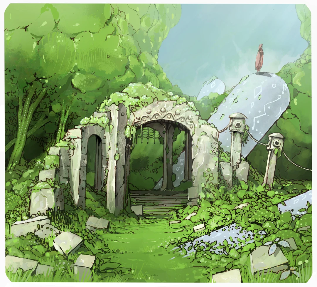 Forest ruins by me | Scrolller