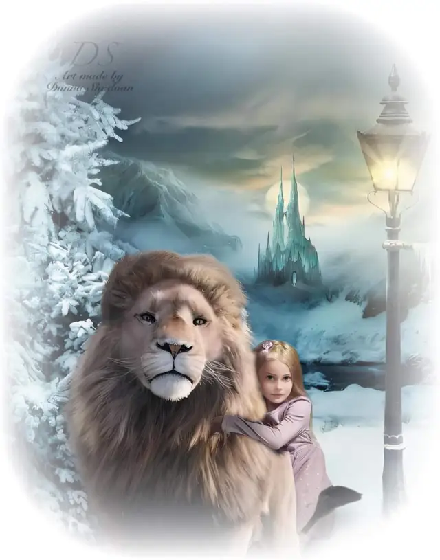 Something I made for my daughter. Her and Aslan. | Scrolller