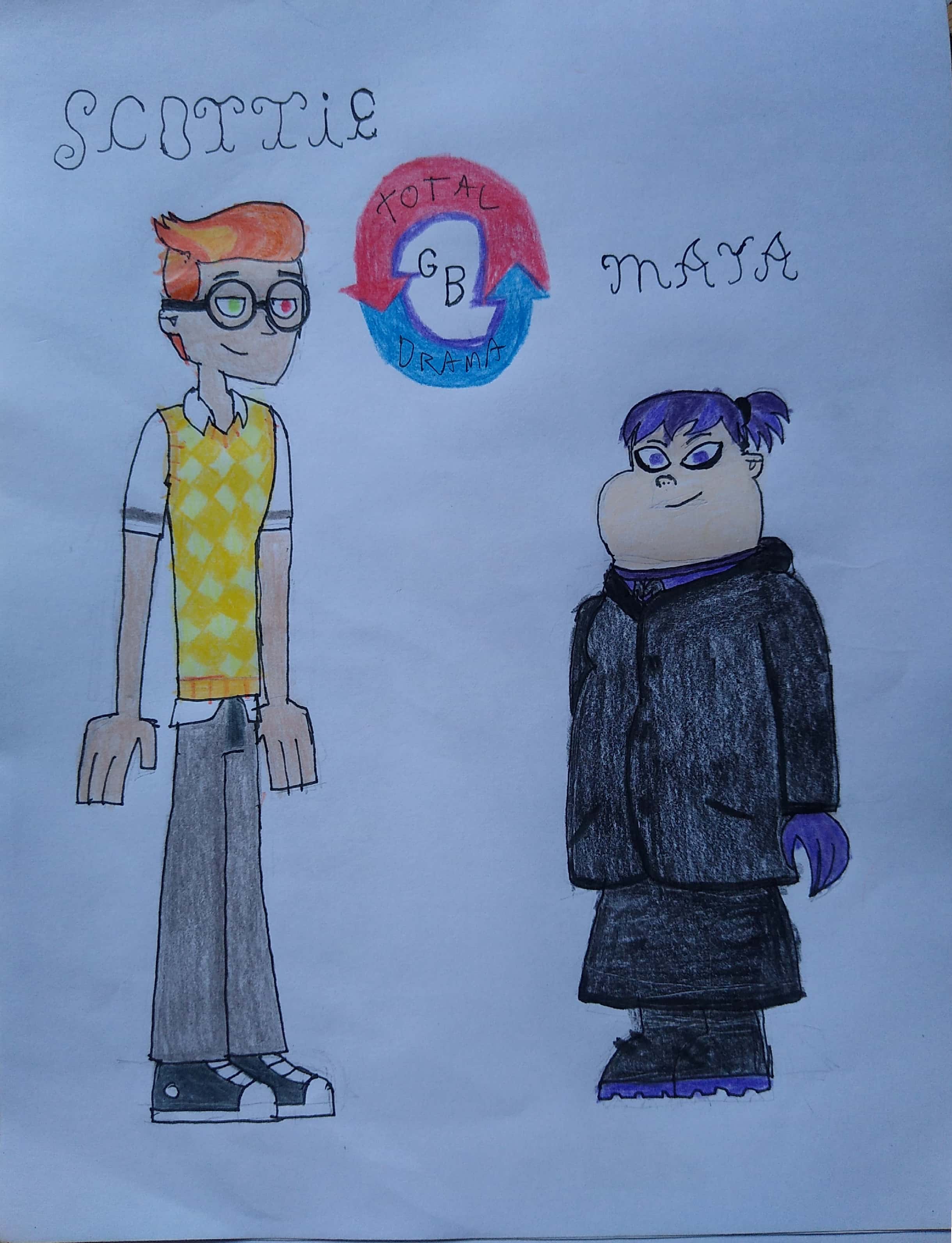 Total Drama Gender-Bends. Scottie and Maya | Scrolller