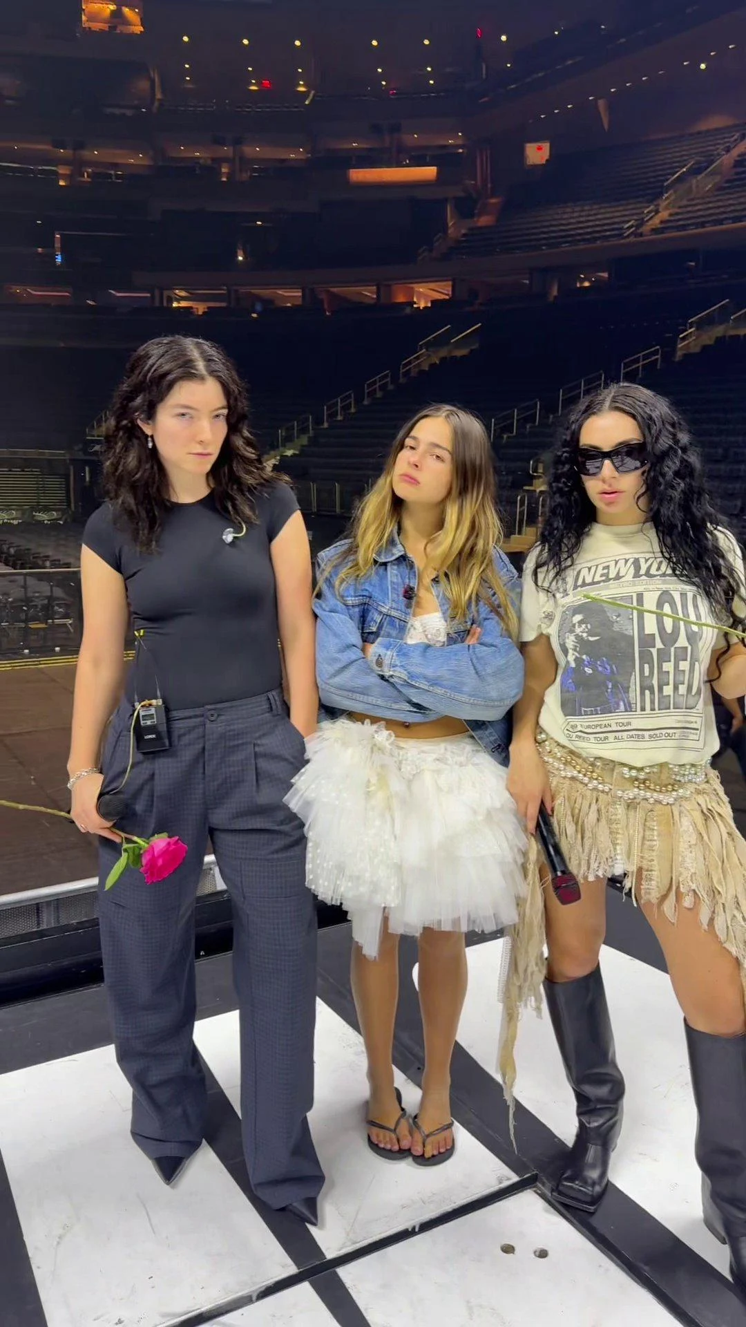 Lorde, Addison Rae & Charli XCX, via Troye Sivan’s TikTok. | Scrolller