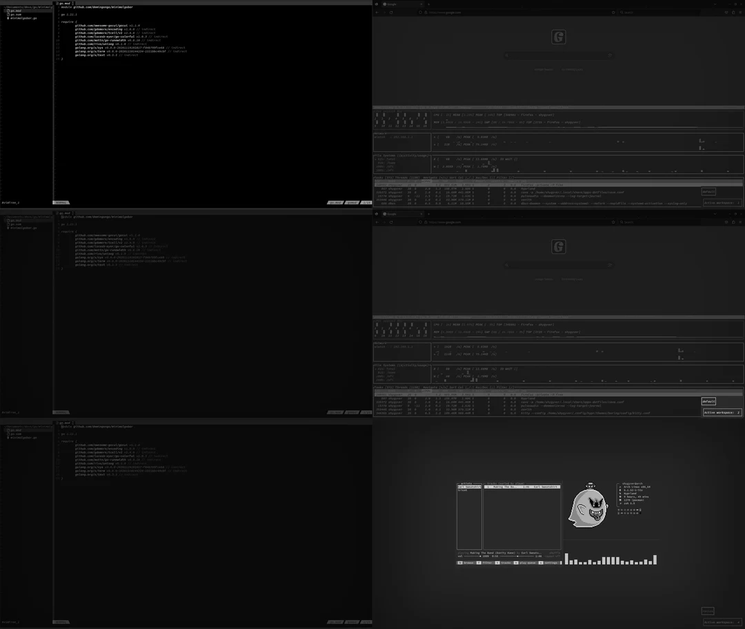 [Hyprland] minimal | Scrolller
