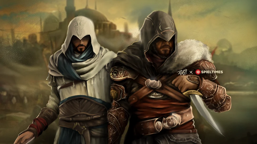 Basim meets Ezio, Peaby, Digital, 2023 | Scrolller