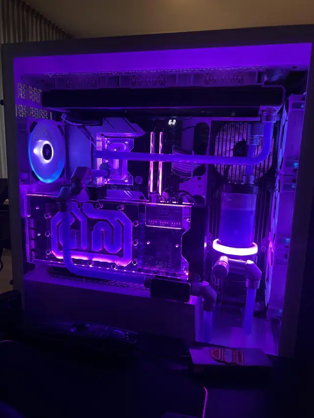 First time water cooling looks cool hope it does not leak | Scrolller