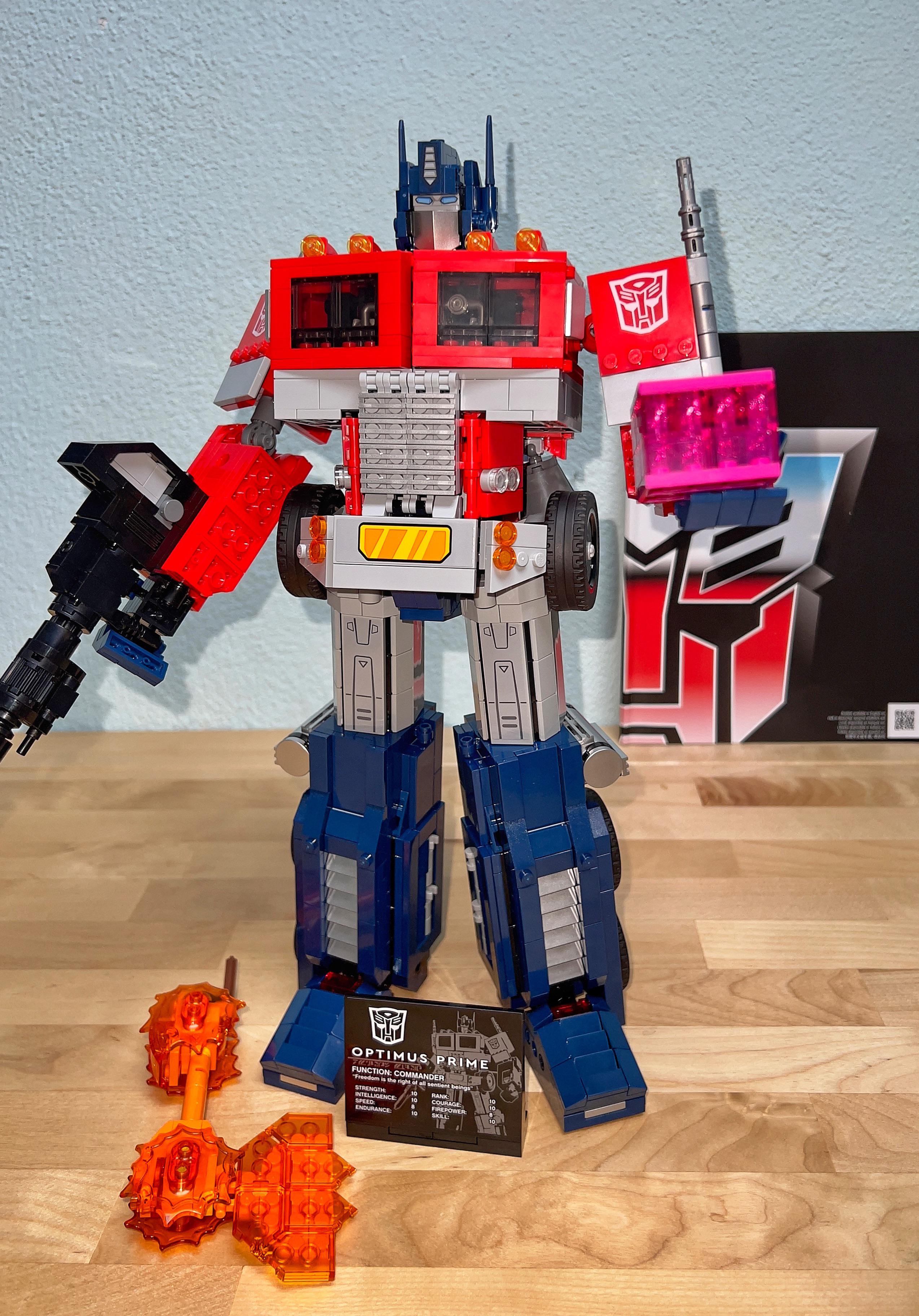 Optimus Prime set built | Scrolller