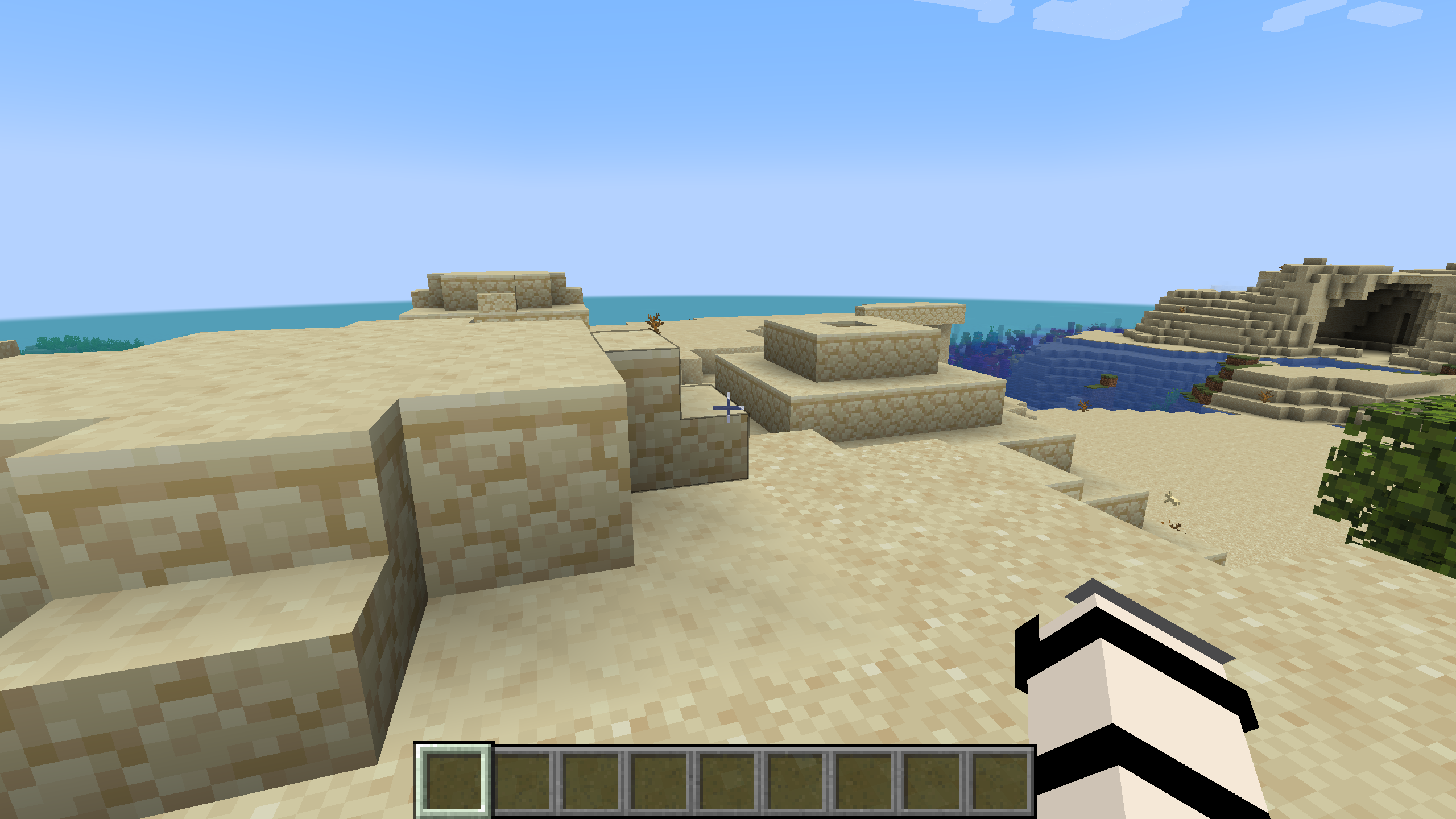 My luckiest spawn ever! Spawned next to a desert temple! | Scrolller