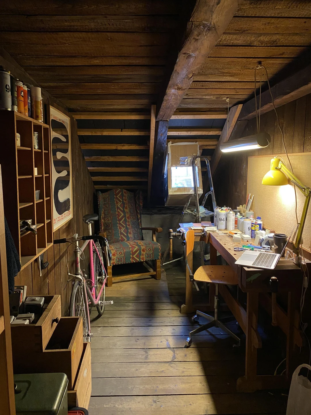Our cozy (and secret) attic workspace in Copenhagen, Denmark | Scrolller