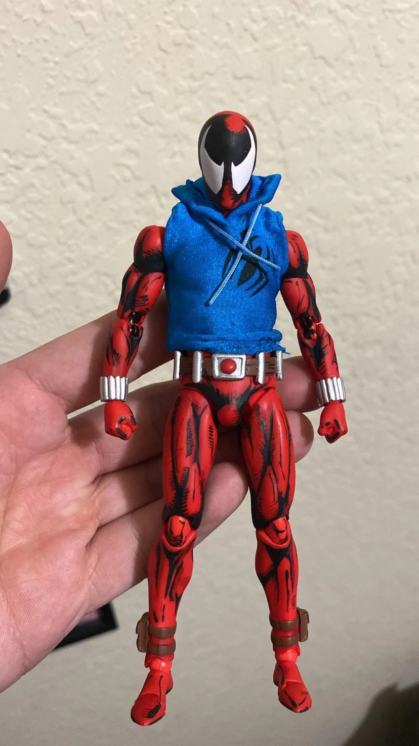 Custom Comic Cel Shade Scarlet Spider | Scrolller
