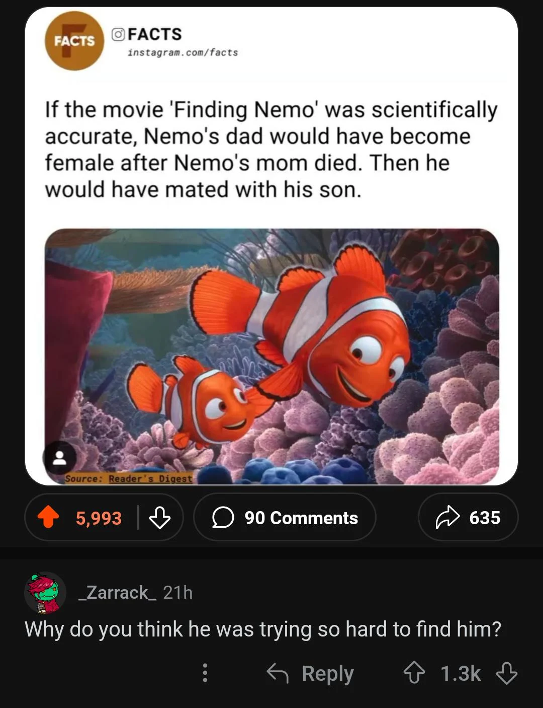 Cursed_Finding Nemo | Scrolller
