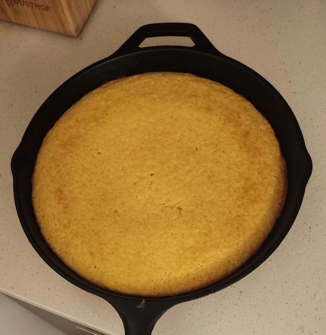 This may be the best cornbread I've made in my life. Happy New Year, everybody! | Scrolller