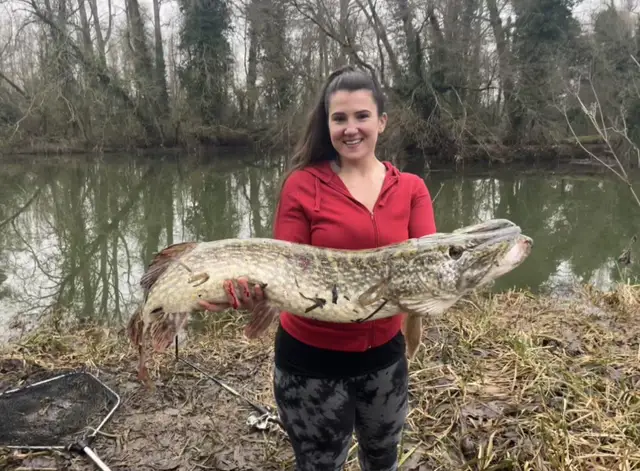 Our PB pike last year , didn’t manage to get a weight unfortunately. Caught on popped up turbo ...