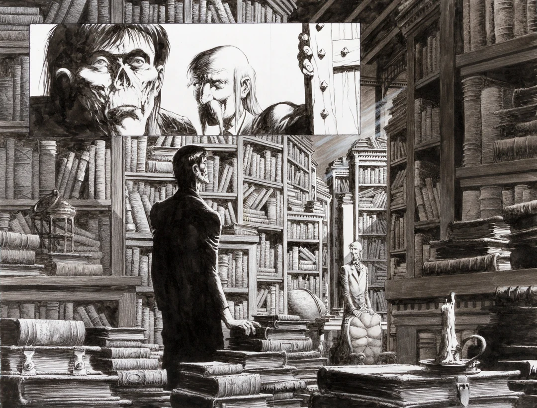 Frankenstein Alive, Alive! illustration by Bernie Wrightson | Scrolller