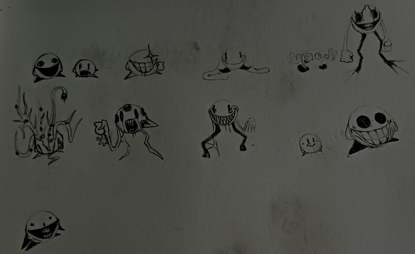 Kirby exe sprite ideas. These are my original oc's btw :> | Scrolller