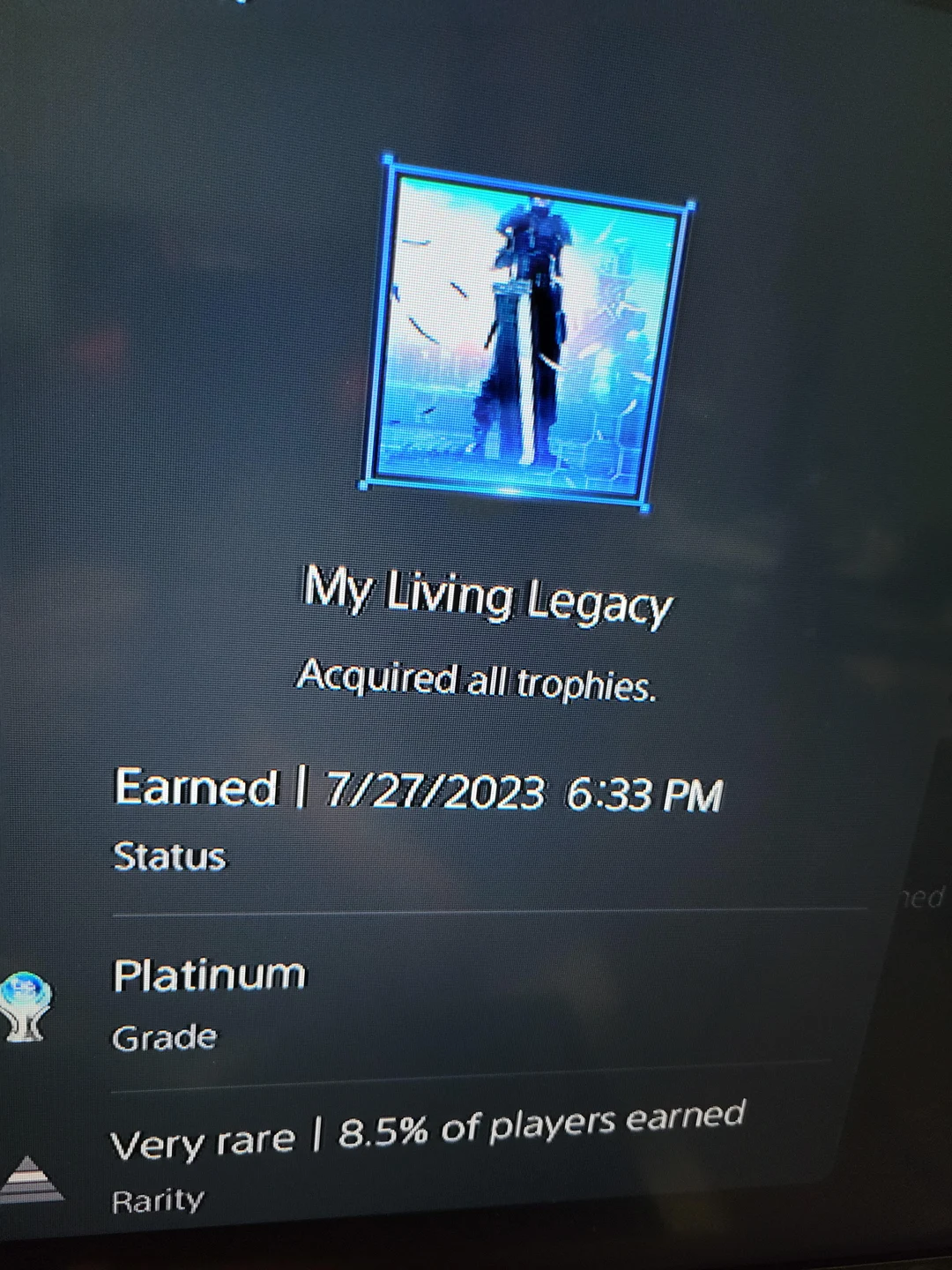 Got my Platinum for Crisis Cors Reunion | Scrolller