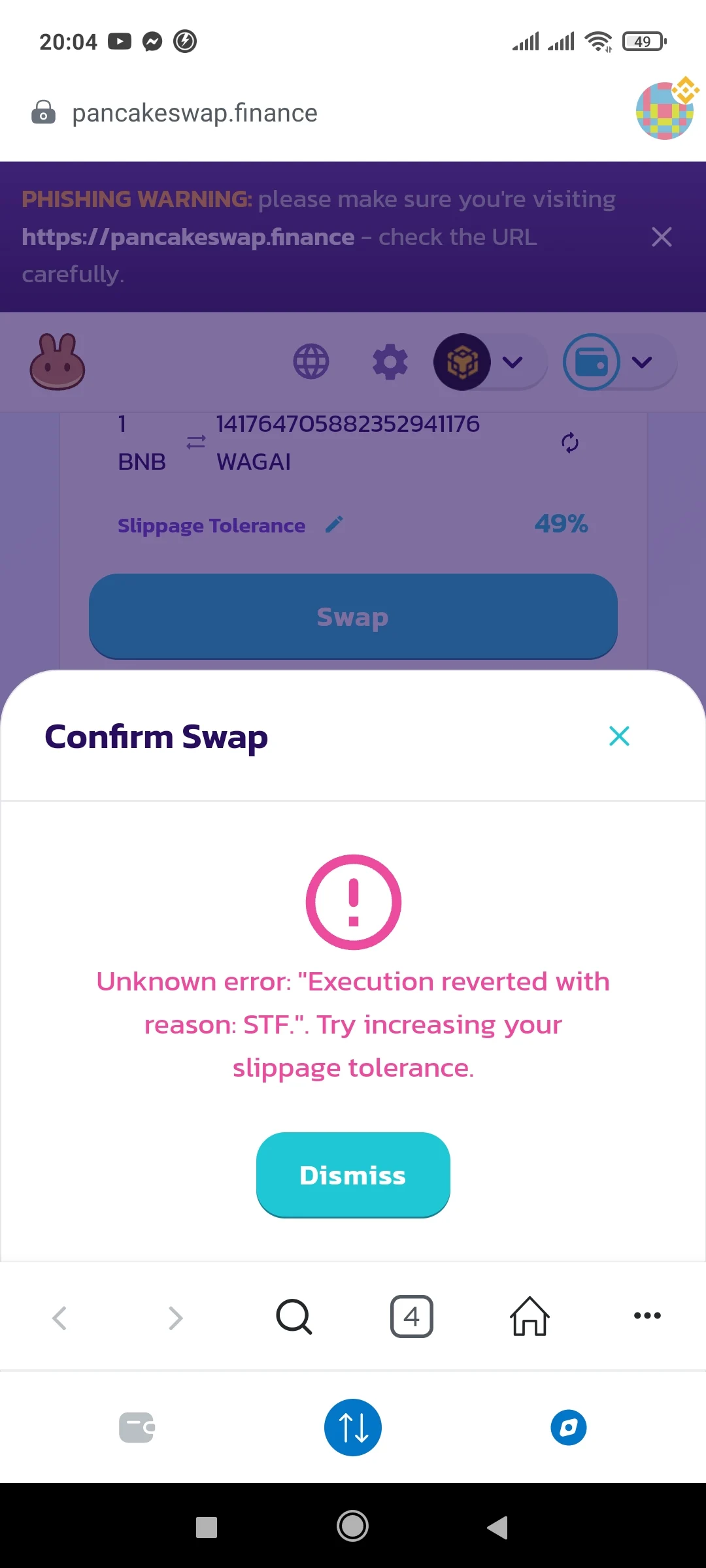 Subtraction overflow. | Scrolller