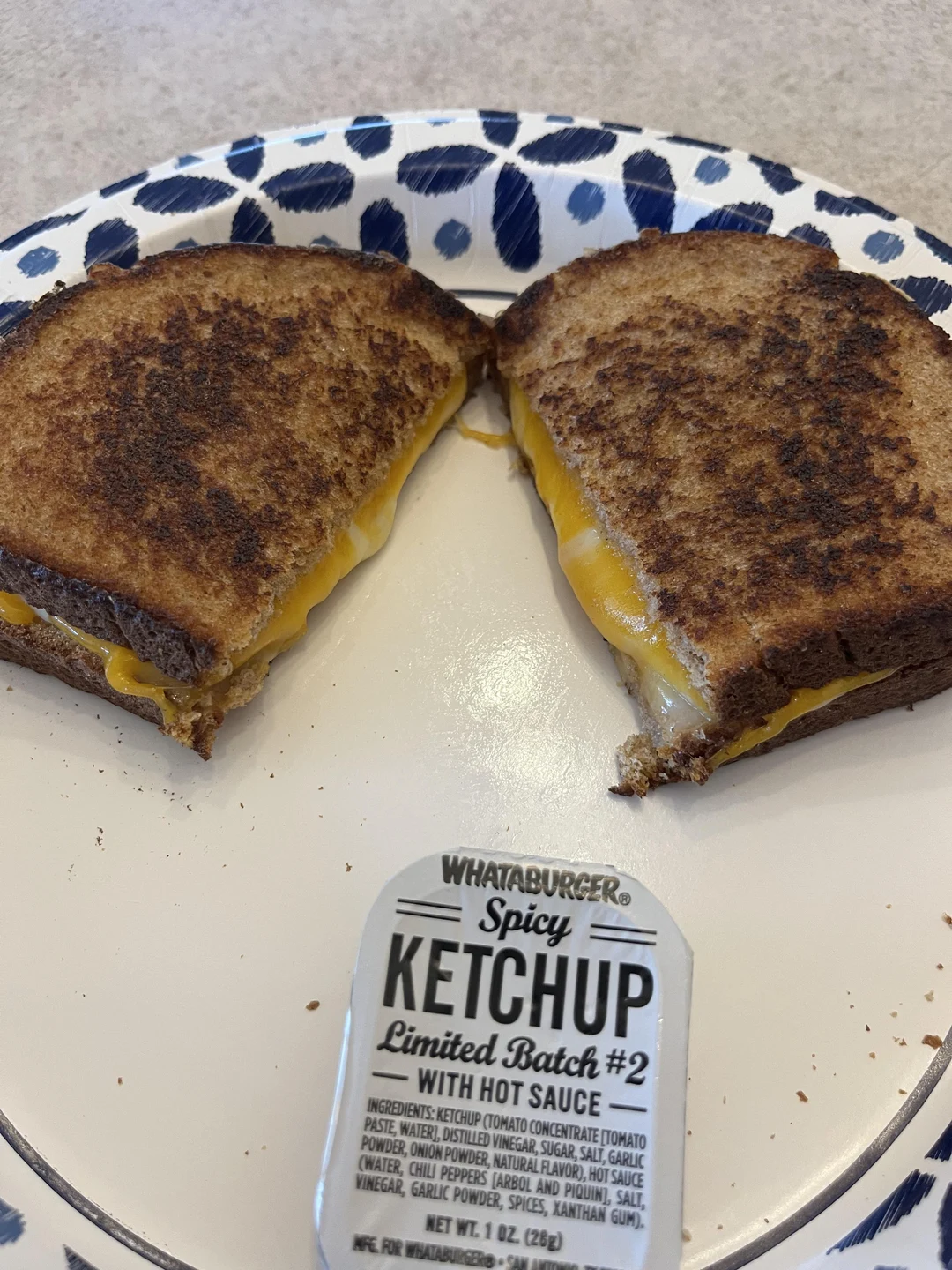 Cheddar and pepper jack, whataburger spicy ketchup | Scrolller