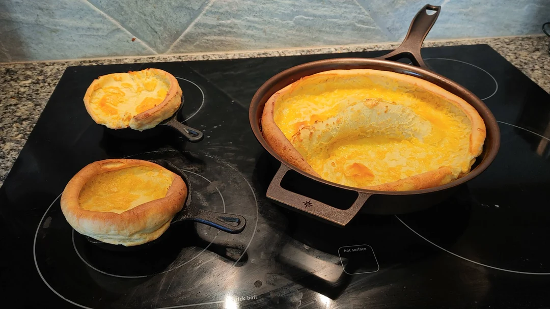 Breaking in the new mini pans and Stargazer with Dutch Babies | Scrolller