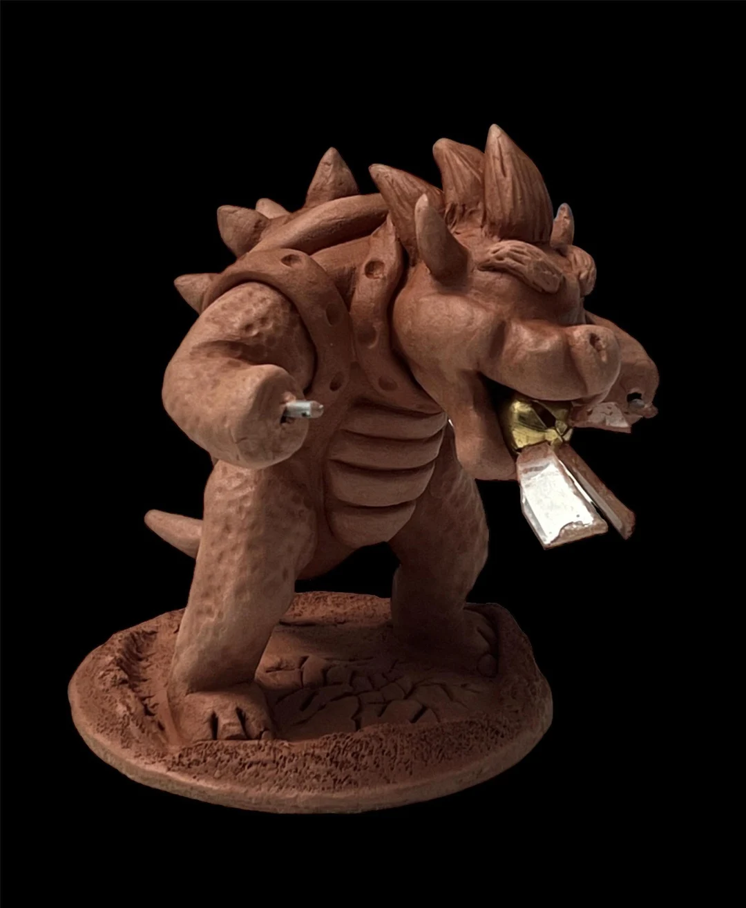 Bowser,me, clay art,2023 | Scrolller