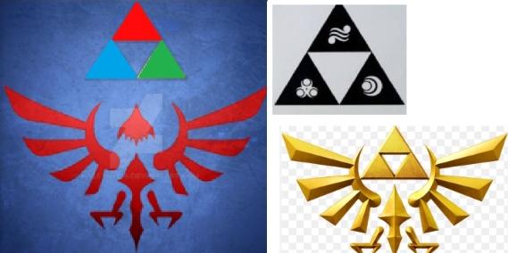 [LOZ] [OC] Considering a tattoo but can't decide if triforce should be within the crest or above ...