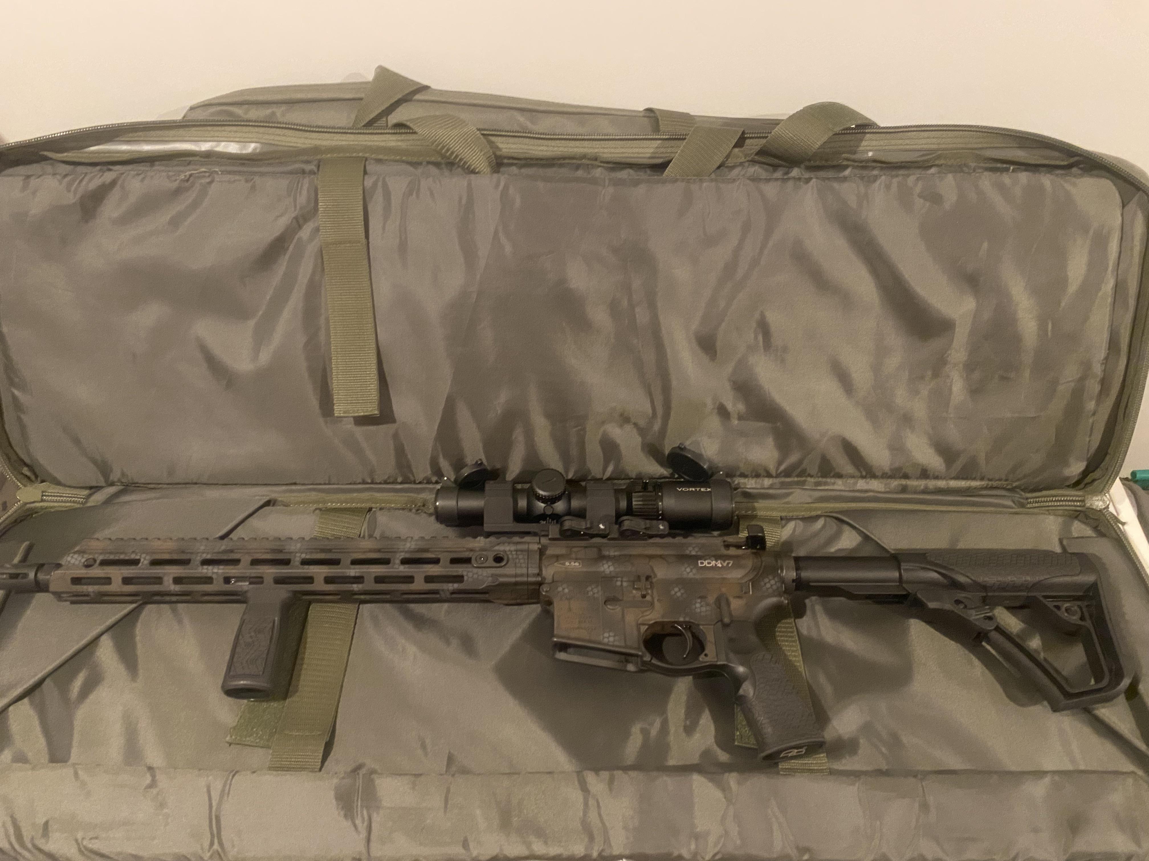 New DDM4V7 love the rattle can!! Just need to find a sling, light and offset sights for it ...