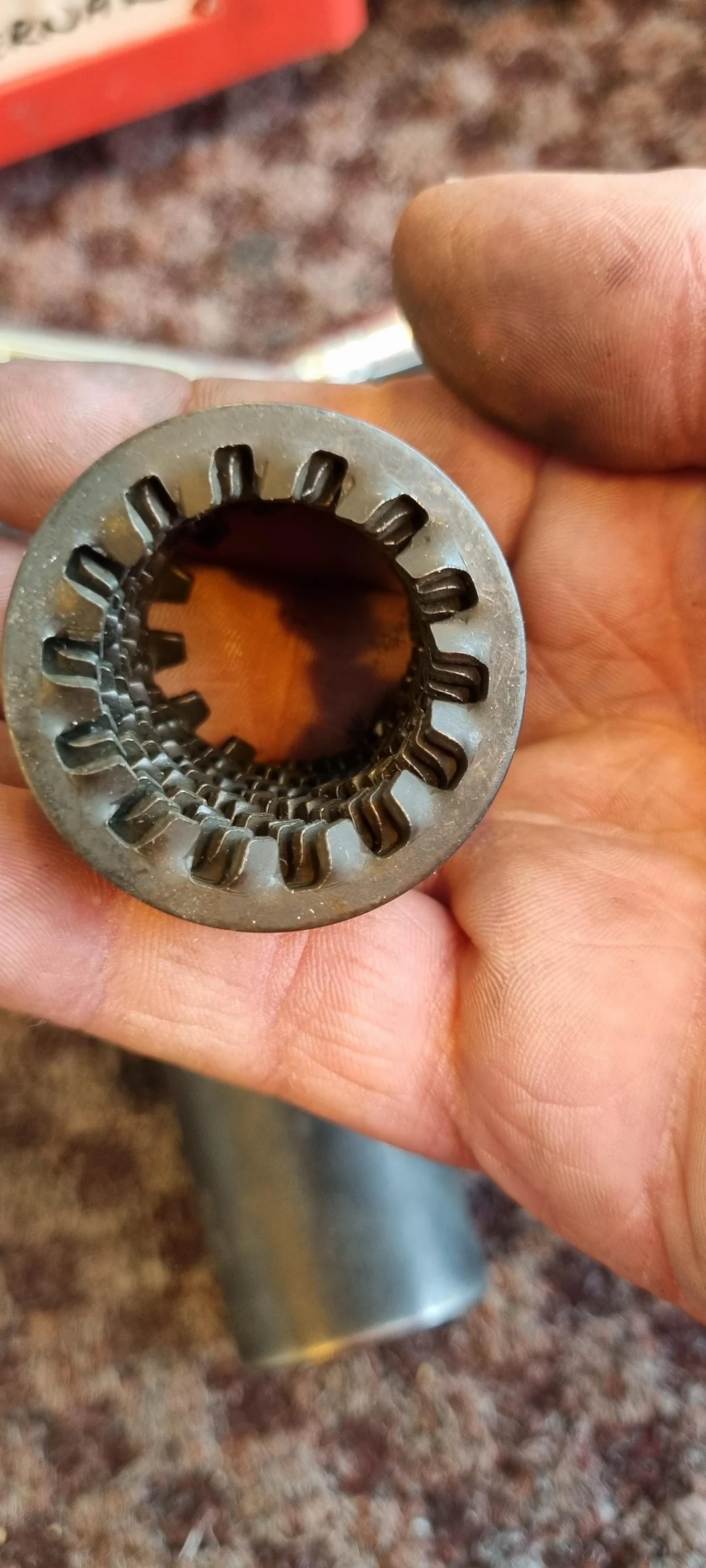 A stack of shake proof washers. | Scrolller