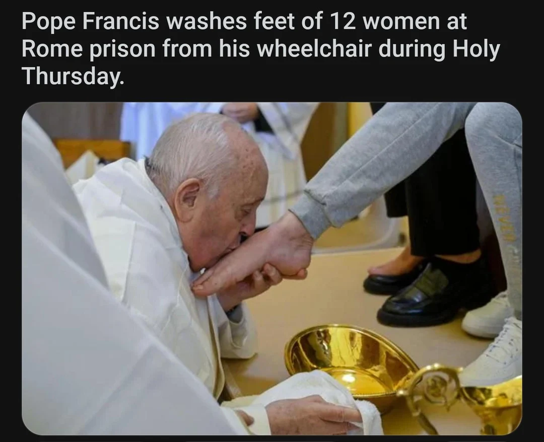 Pope with that foot fetish 🔥🔥 | Scrolller